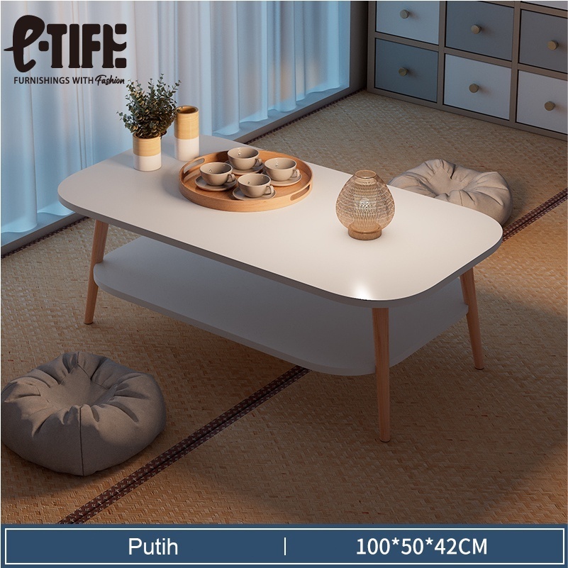 Jual PiPi Furniture Meja Tamu / Meja Kopi / Meja Sudut / Meja Cafe ...