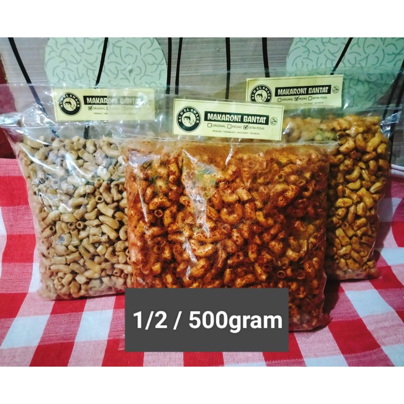 Jual Makaroni Bantet 1/2 ( 500gram ) | Shopee Indonesia