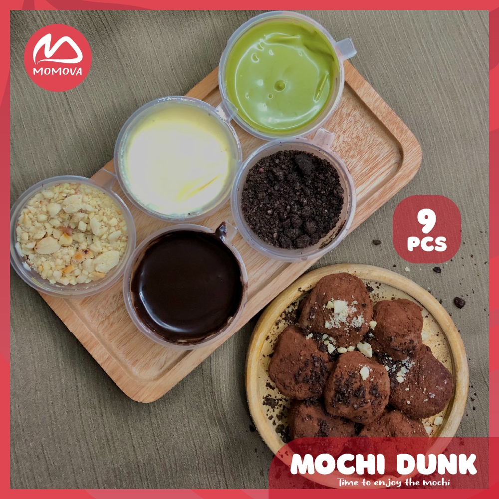 Jual Mochi Dunk Isi 9 Mochi Bites dengan Taburan Bubuk Cokelat | Shopee ...