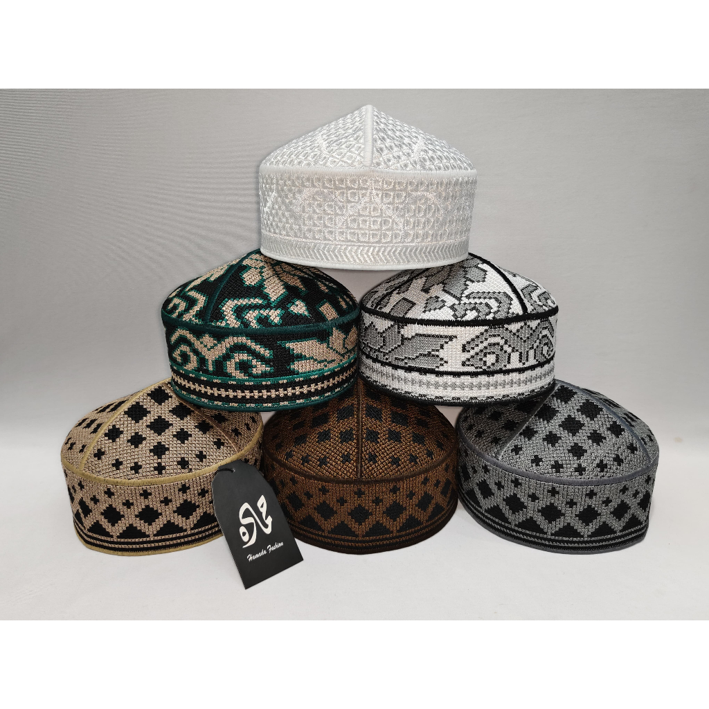 Jual Peci Pakistan Full Bordir, Peci Haji Dewasa, Peci Hamada Fashion ...