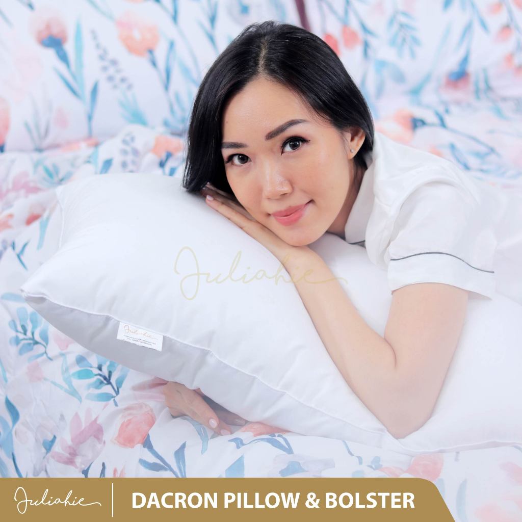 Jual Juliahie - Bantal dan Guling - Putih - 100% isi Dacron | Shopee ...