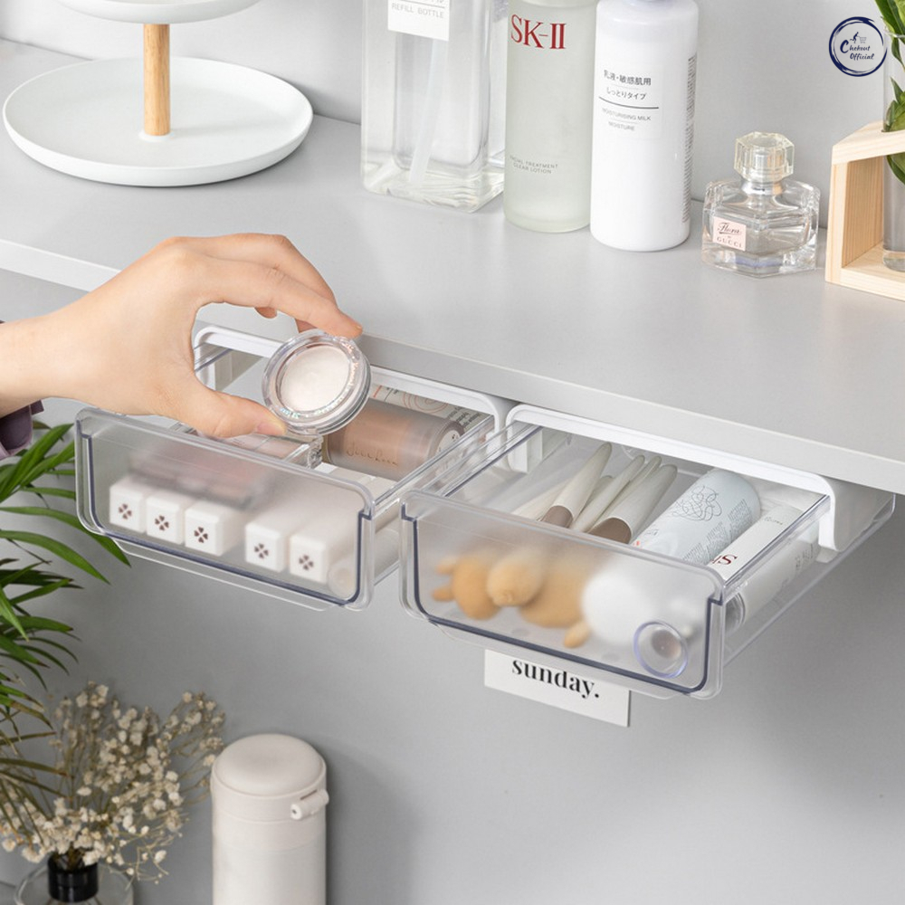 Jual Laci Tempel Bawah Meja Storage Box Laci Tambahan Tempat Kotak ...