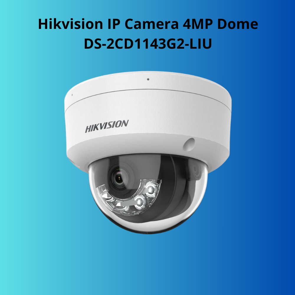 Jual Hikvision IP Camera 4MP Dome DS-2CD1143G2-LIU | Shopee Indonesia
