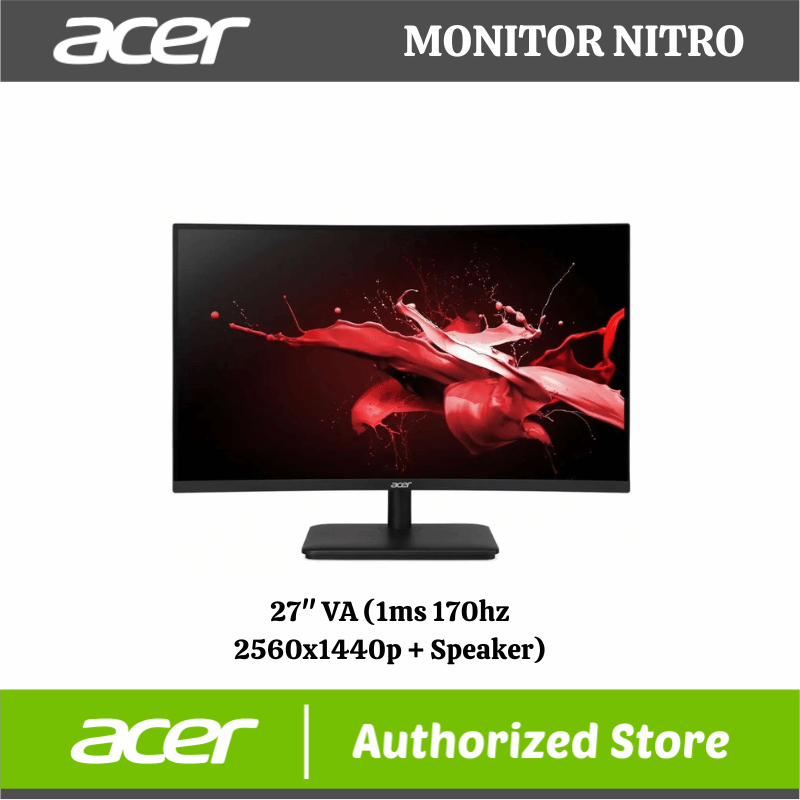 Jual ACER MONITOR NITRO ED270U P2 27 VA 1ms 170hz 2560x1440p Speaker ...