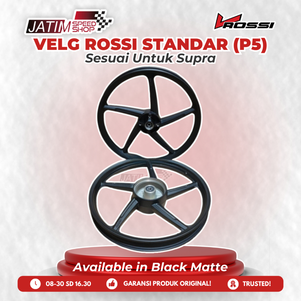 Jual V-Rossi Vrossi Velg Standar STD Palang 5 P5 Batang 5 Untuk Supra ...