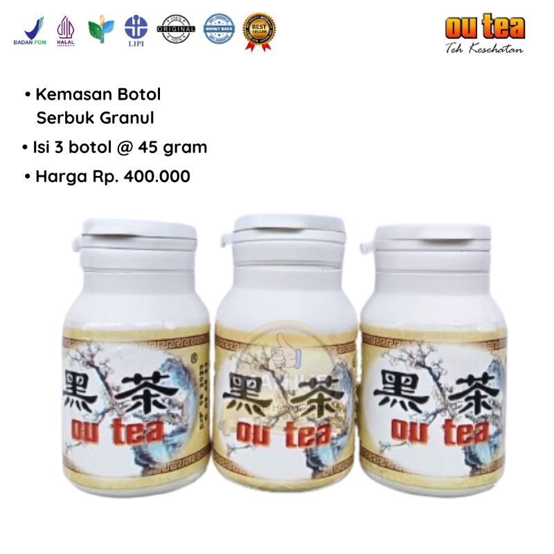 Jual Ou Tea - Teh Hitam - Teh Kesehatan - Kemasan Botol - PAKET ...