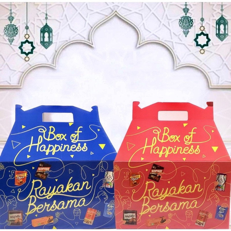 Jual BOH PAKET HAMPERS LEBARAN MAYORA BOX OF HAPPINESS HAMPERS LEBARAN ...