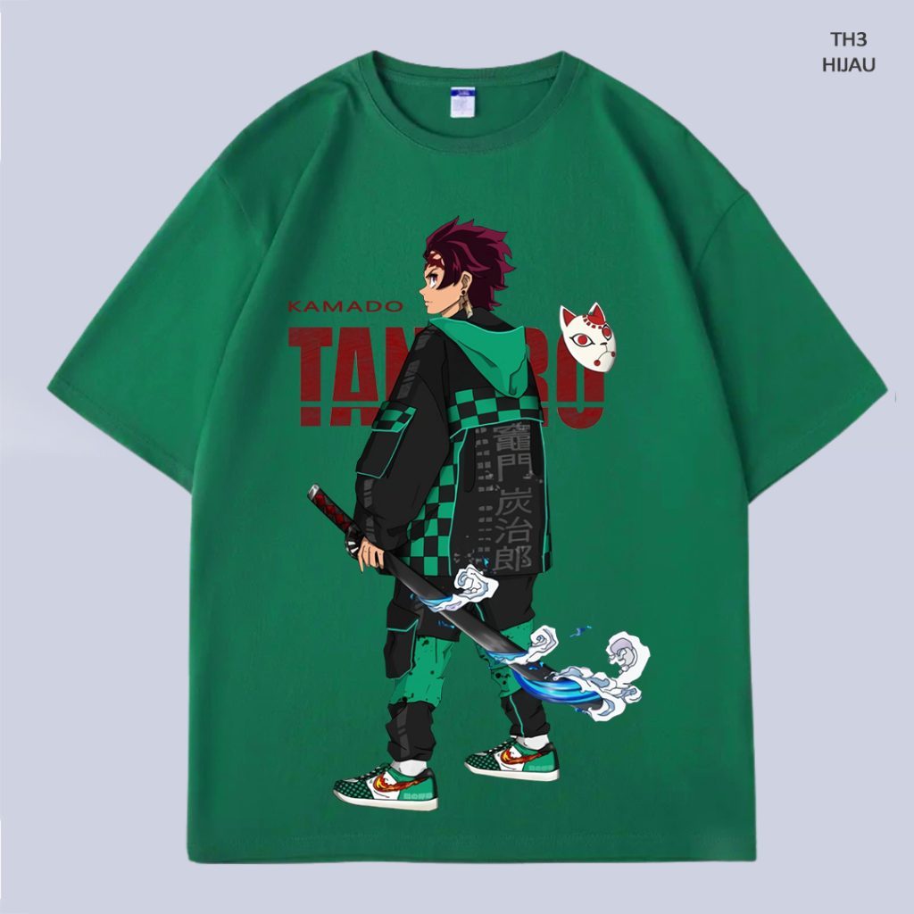 Jual Kaos Trendy BY CHAKER | Tanjiro Demon Slayer Tshirt - TH3 | basic ...