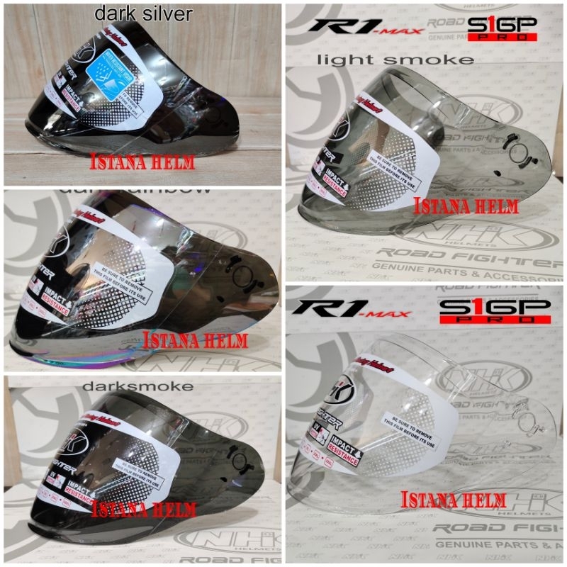 Jual KACA HELM | VISOR HELM NHK R1 MAX | R1 ELITE | PNP S1 GP PRO ...