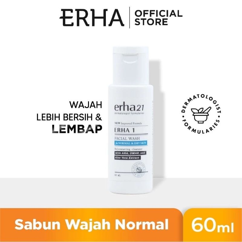 Jual Erha 1 & Erha 2 Facial Wash 60mL | Shopee Indonesia