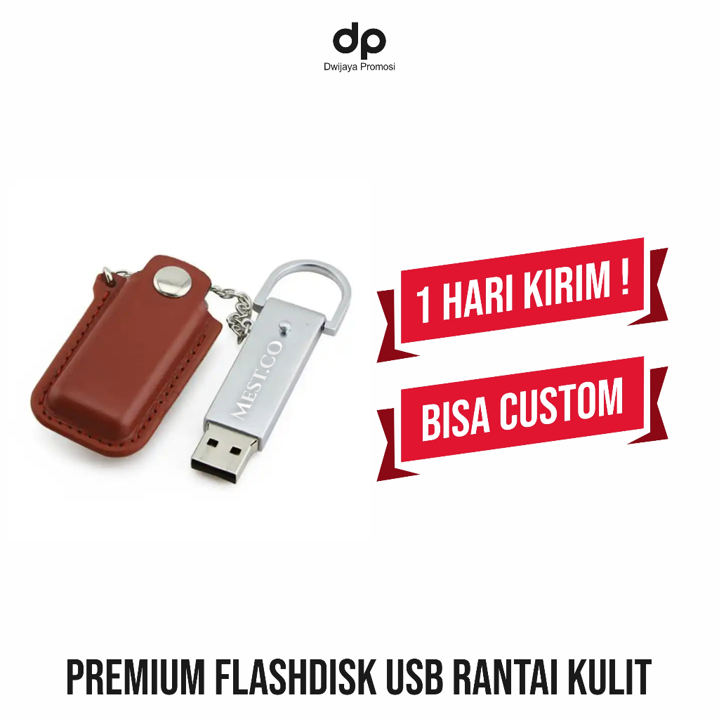 Jual Flashdisk USB Model Kulit Rantai 4G, 8GB, 16GB, 32GB, Real ...