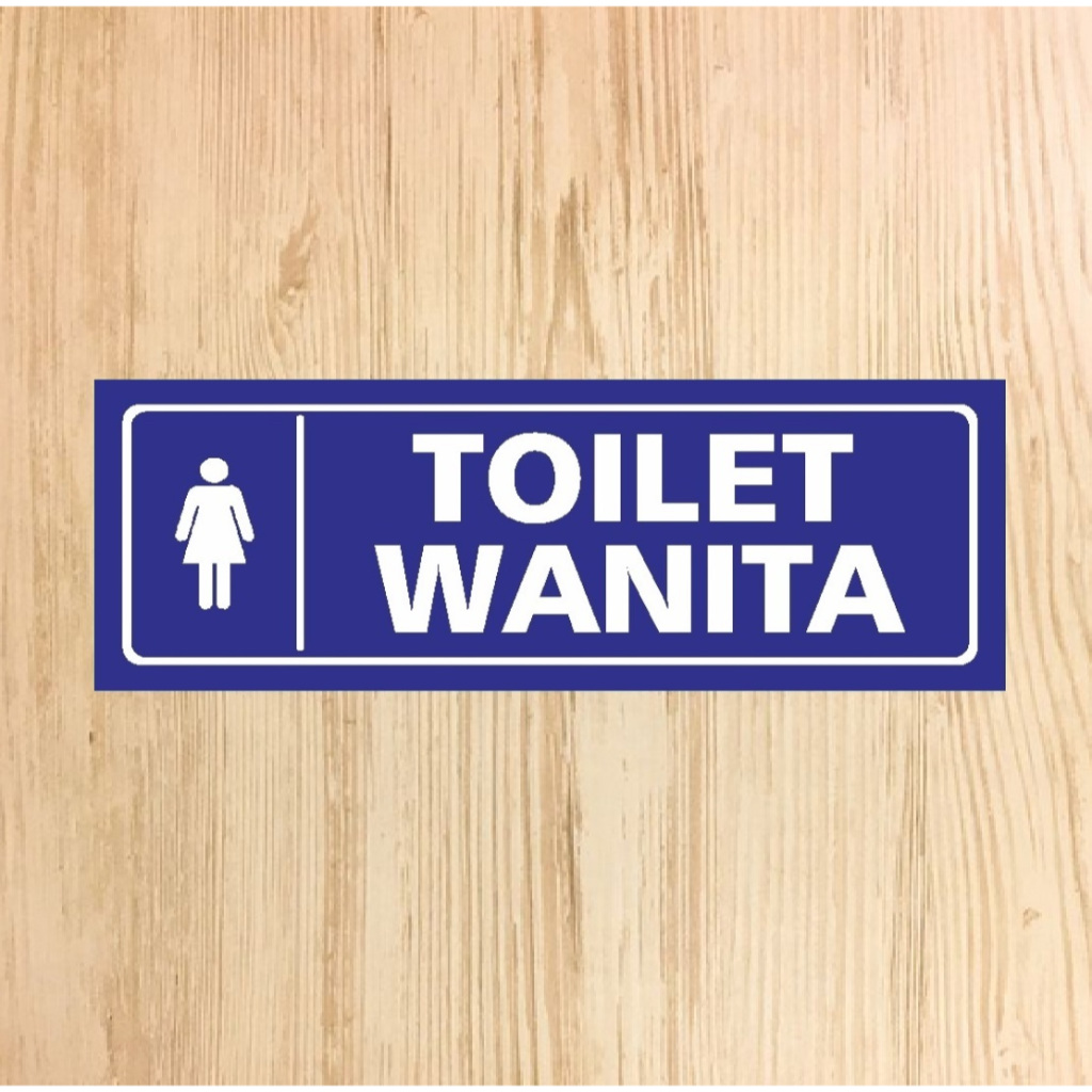 Jual Stiker Toilet Wanita | Stiker Toilet Wanita | Stiker Untuk Toilet ...