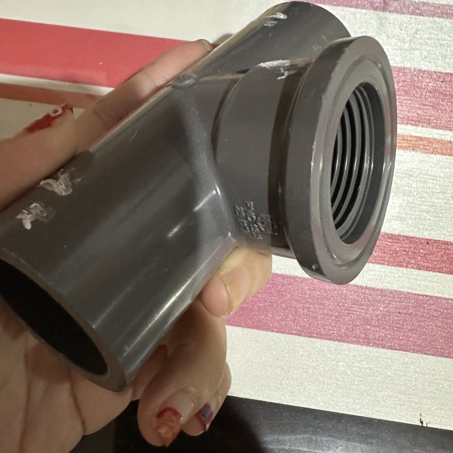 Jual Tee T drat dalam 1" 1" X 1/2" 1" X 3/4" scg pvc | Shopee Indonesia