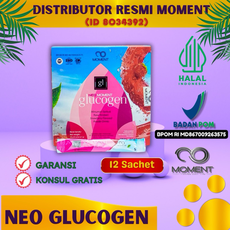 Jual NEO GLUCOGEN MOMENT Minuman Nutrisi Suplemen Pemutih Badan ...