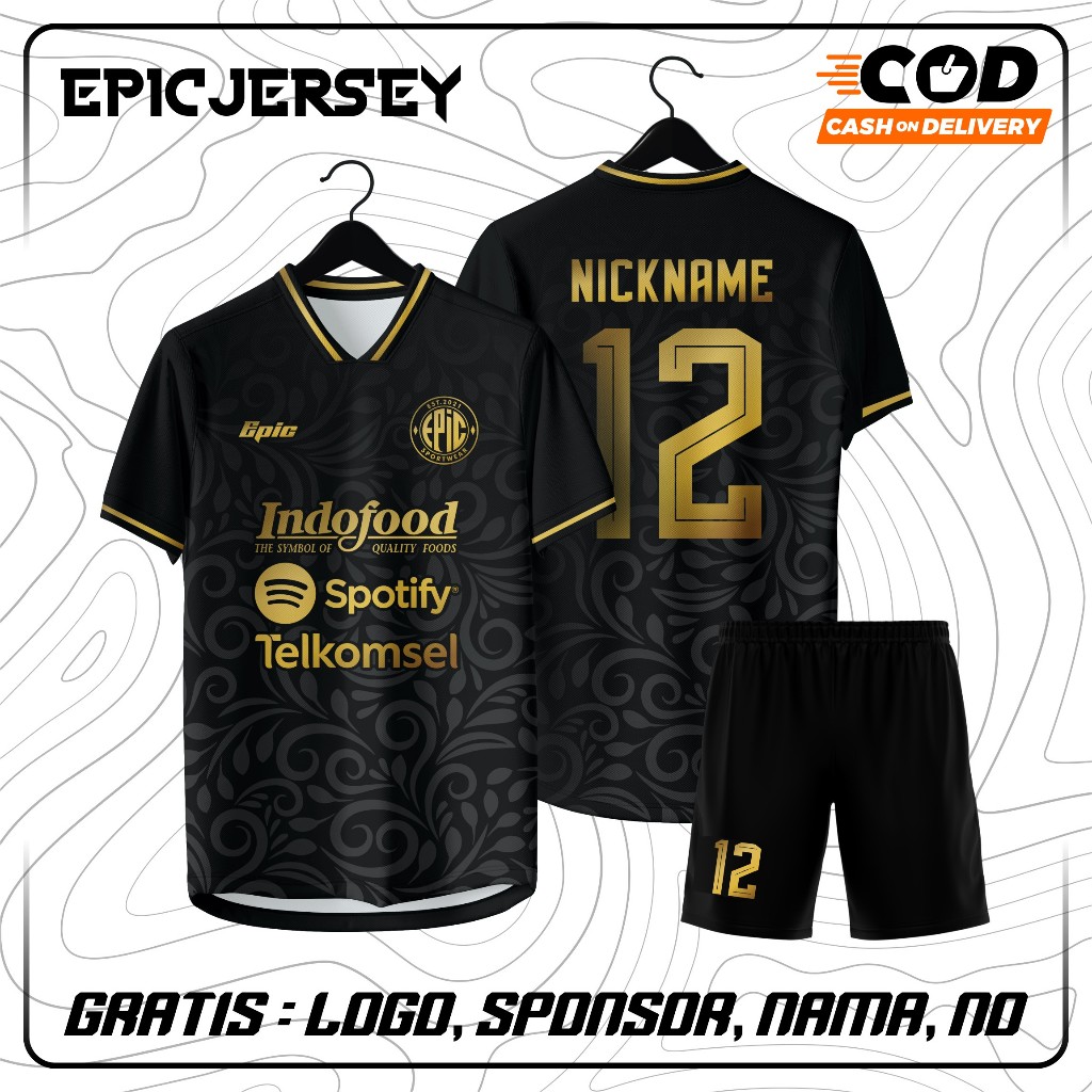 Jual Jersey Futsal Setelan Fullprinting Custom Jersey Team Bola