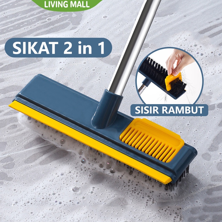 Jual Bagus Banget Sikat Kamar Mandi Gagang Panjang Sikat WC Lantai 2 in ...