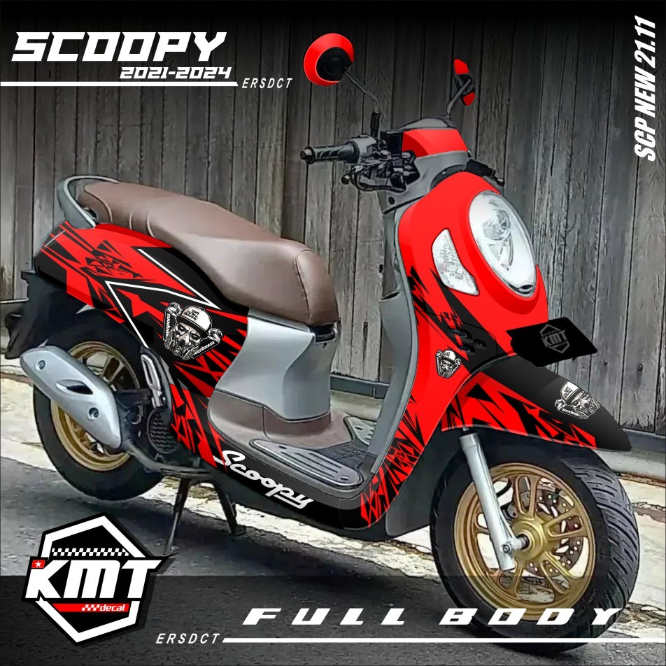 Jual TERBARU Decal Sticker Honda All new Scoopy Fi 2021 2022 2023 2024 ...