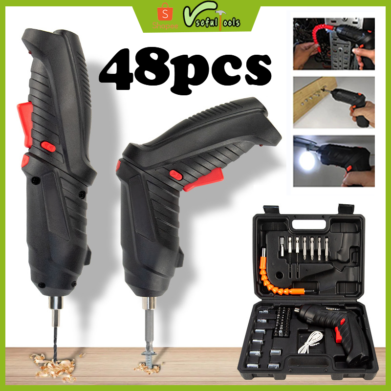 Jual Usefultools Cordless Screwdriver Mesin bor listrik 4.2V impact ...