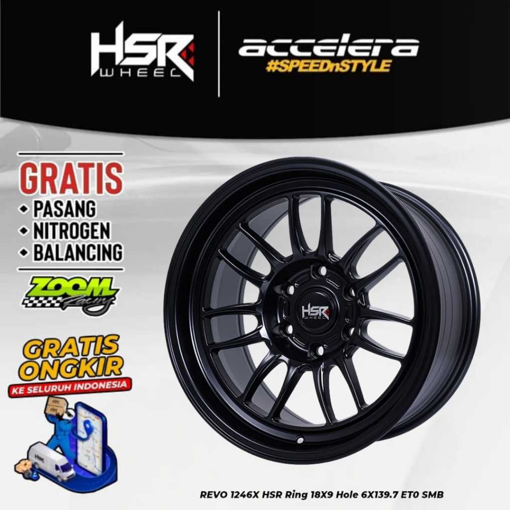 Jual Velg Mobil HSR REVO R18x9 Pcd 6x139,7 | Pajero, Fortuner, Hilux ...