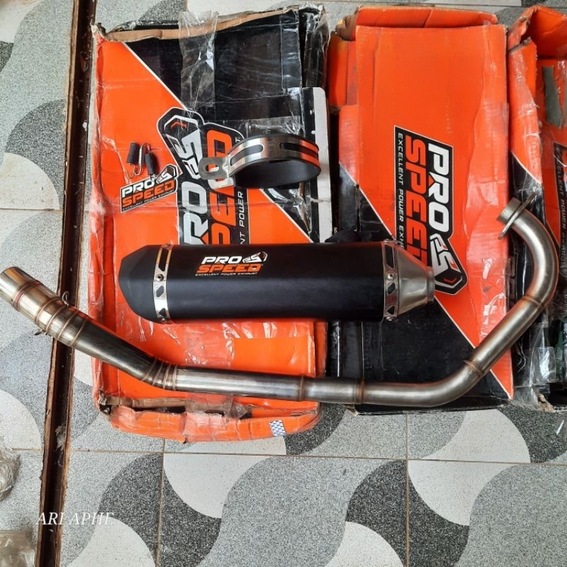 Jual knalpot PROSPEED BLACK SERIES - BLACK CARBON original CBR 150 ...