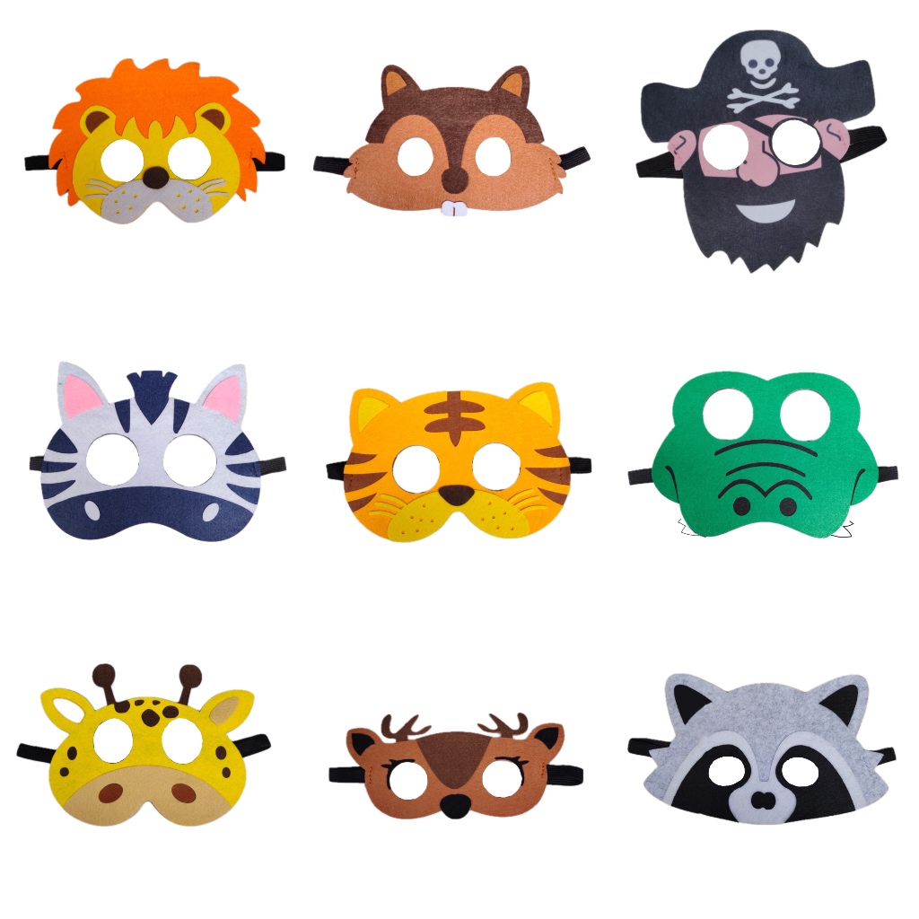 Jual Topeng Pesta Flanel Perlengkapan Acara Ulang Tahun Gambar Singa ...