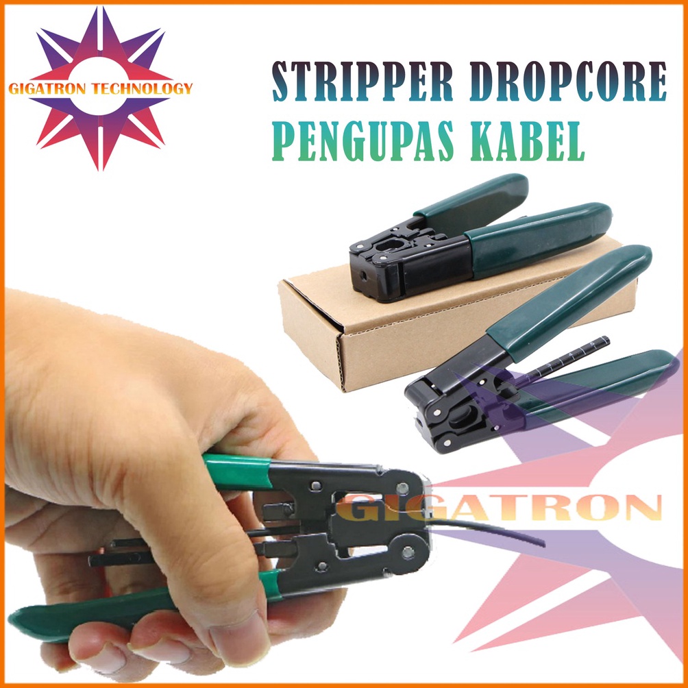 Jual ART U33N Drop Cable Stripper Fiber Optik FTTH FO Tool Drop Striper ...