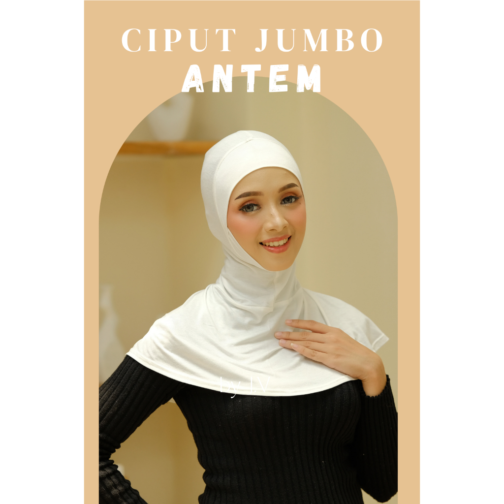 Jual Ciput Ninja Jumbo Dagu Antem Anti Budeg / Inner Hijab /Inner Ninja ...