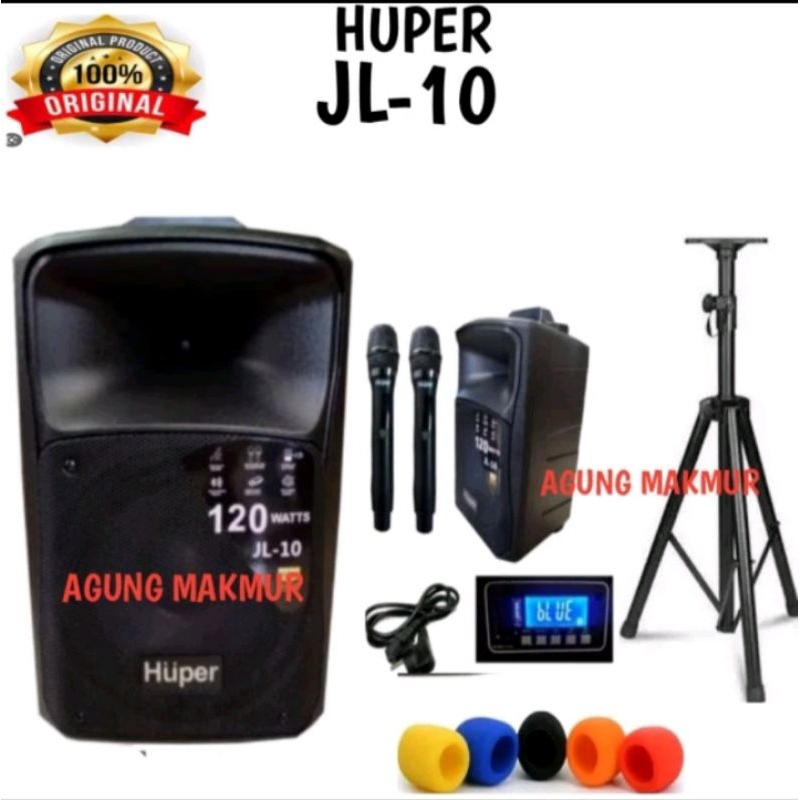 Jual Speaker Portable Huper JL-15 15inch Speaker Huper Jl15 | Shopee ...
