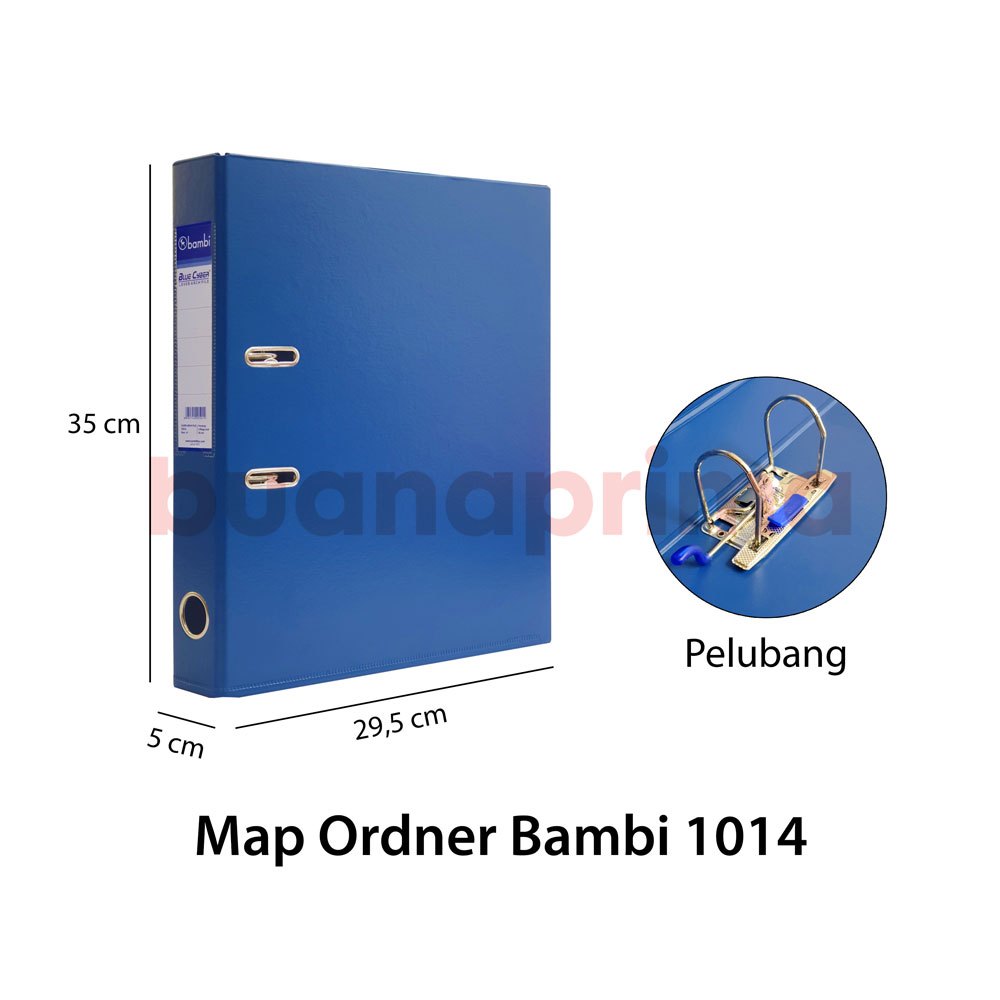 Jual Map Ordner Bambi 1010 Lebar 7 cm Biru Merah Kuning Hijau Letter ...