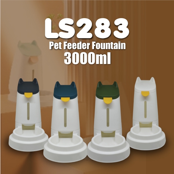 Jual LS283 Pet Feeder Fountain 3000ml | Shopee Indonesia