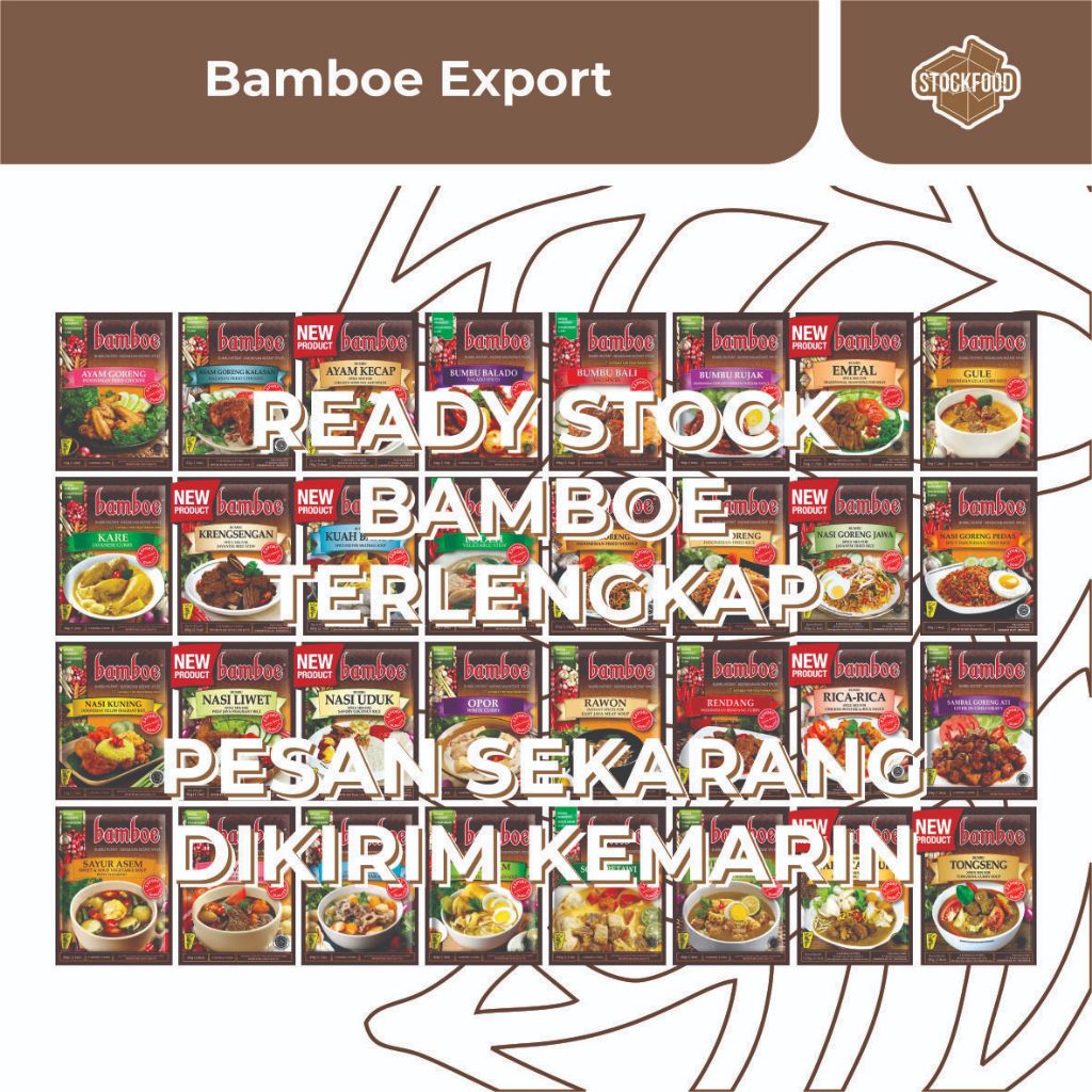 Jual BAMBOE Bumbu Masak Instan Bumbu Bamboe Instan Bumbu Instan Bumbu Dapur | Shopee Indonesia