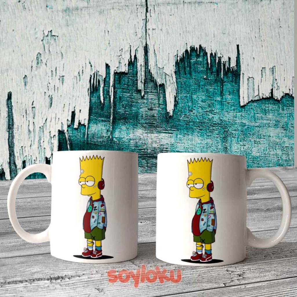 Jual Bart Simpson Bad Day Fanart Collection Gelas Mug | Shopee Indonesia