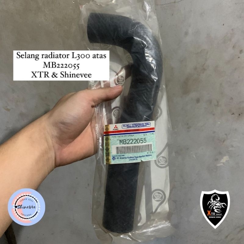 Jual Selang Radiator Atas L300 Diesel MB222055 / Selang Hose Radiator ...