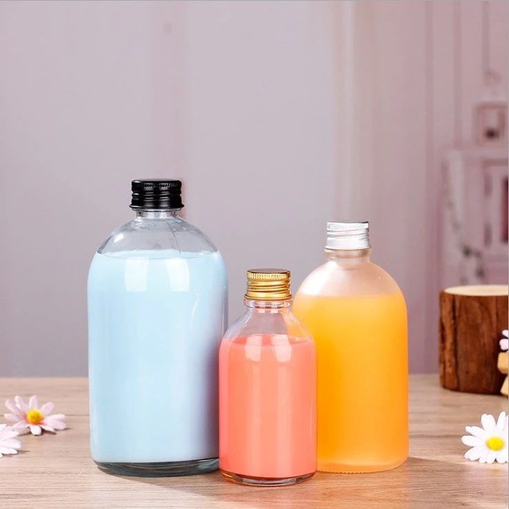 Jual Botol Kaca 150ml 250ml 500ml 100ml 350ml 1000ml Boston Bulat Jus ...