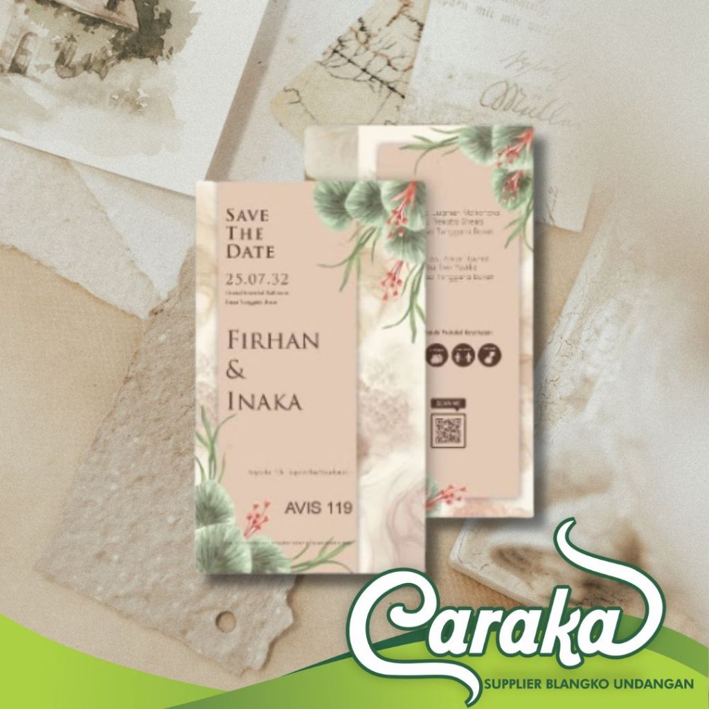 Jual Blangko Undangan harga grosir murah atau Kartu Undangan Pernikahan ...