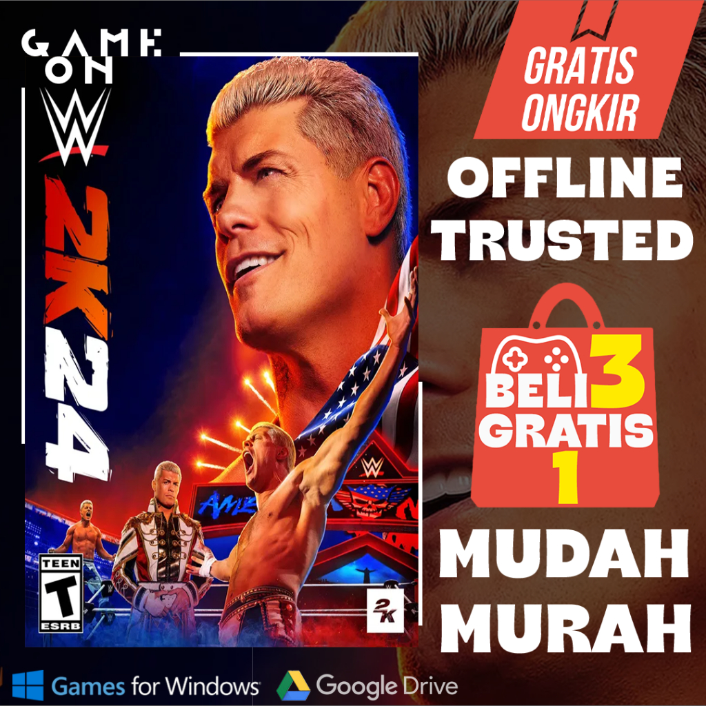 Jual WWE2K24 - Game PC Action Olahraga Simulator - Download Game ...