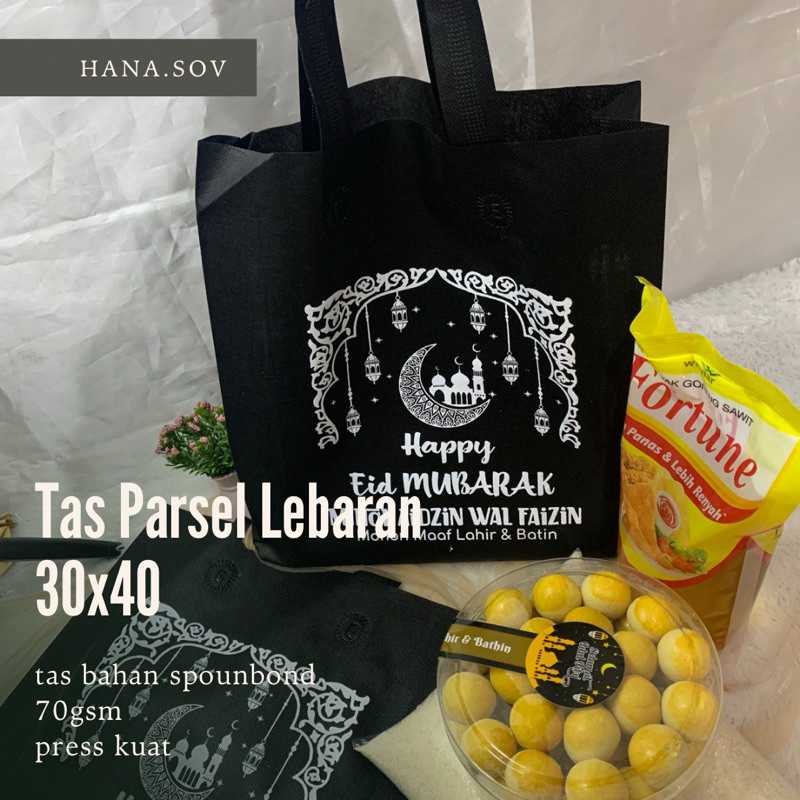 Jual Grosir TAS PARSEL LEBARAN Sponboun pres 30x40 Tas parsel Idul ...