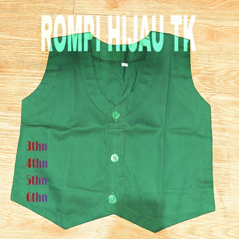 Jual Rompi anak TK Hijau Seragam Sekolah TK | Shopee Indonesia