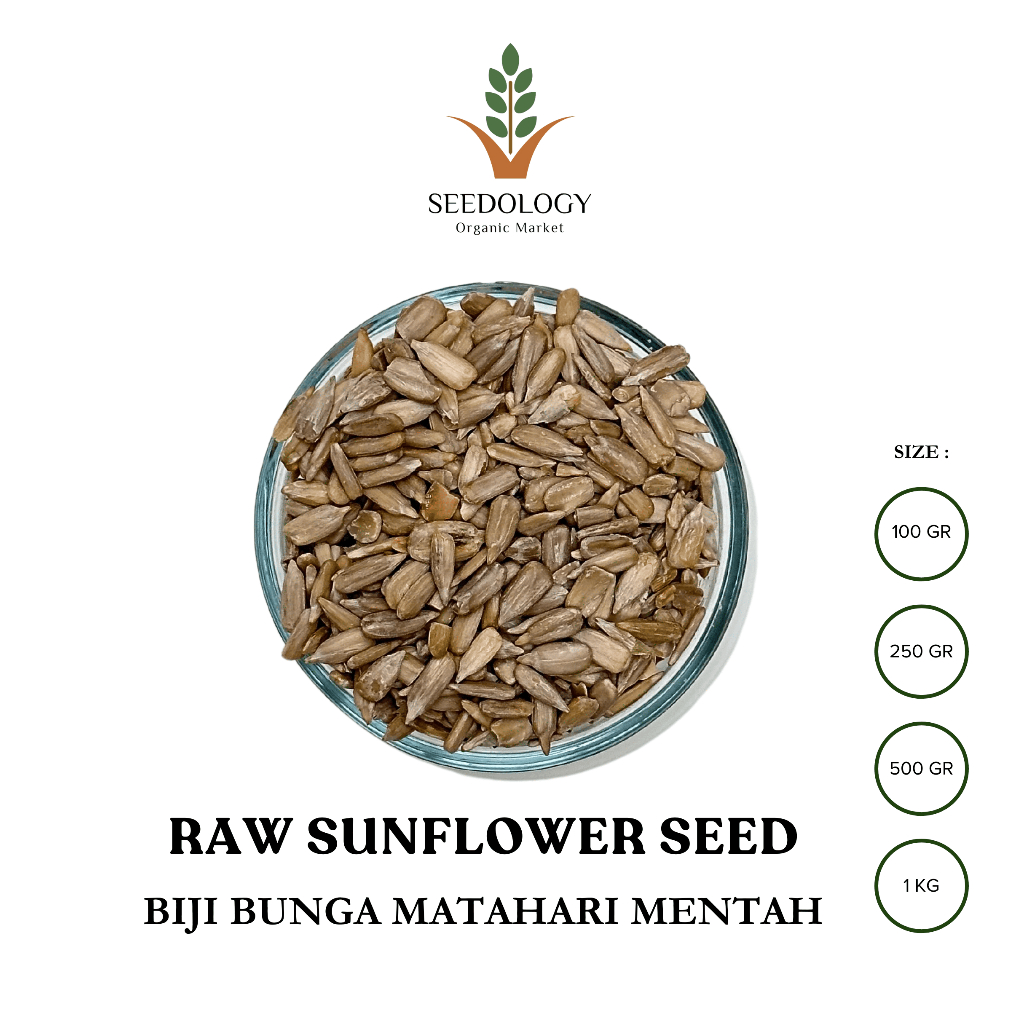 Jual Organic Sunflower Seed 1Kg - Biji Bunga Matahari / Kuaci | Shopee ...