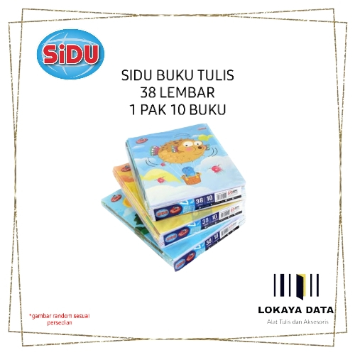 Jual SIDU BUKU TULIS 38 LEMBAR ( 1 PAK 10 BUKU) | Shopee Indonesia