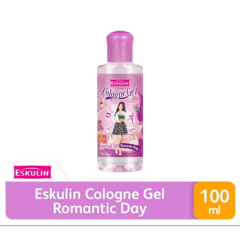 Jual Eskulin Cologne Gel Romantic Day Bottle 100ml | Shopee Indonesia
