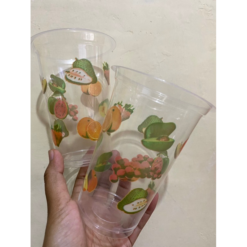 Jual Cup/gelas teh poci print Buah 16oz starindo (50pcs) | Shopee Indonesia