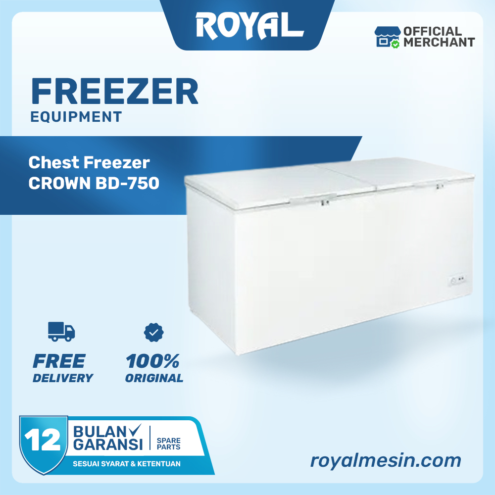 Jual Chest Freezer CROWN BD-750 | Shopee Indonesia