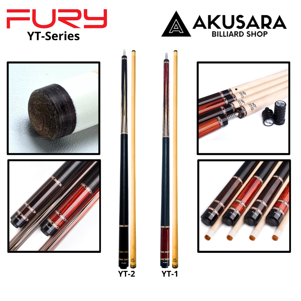 Jual Stik Billiard Fury YT Stik Low Deflection HTE Shaft | Shopee Indonesia
