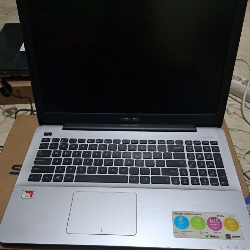 Jual LAPTOP ASUS X555B AMD A9-9420 RAM 4GB HDD 500GB | Shopee Indonesia
