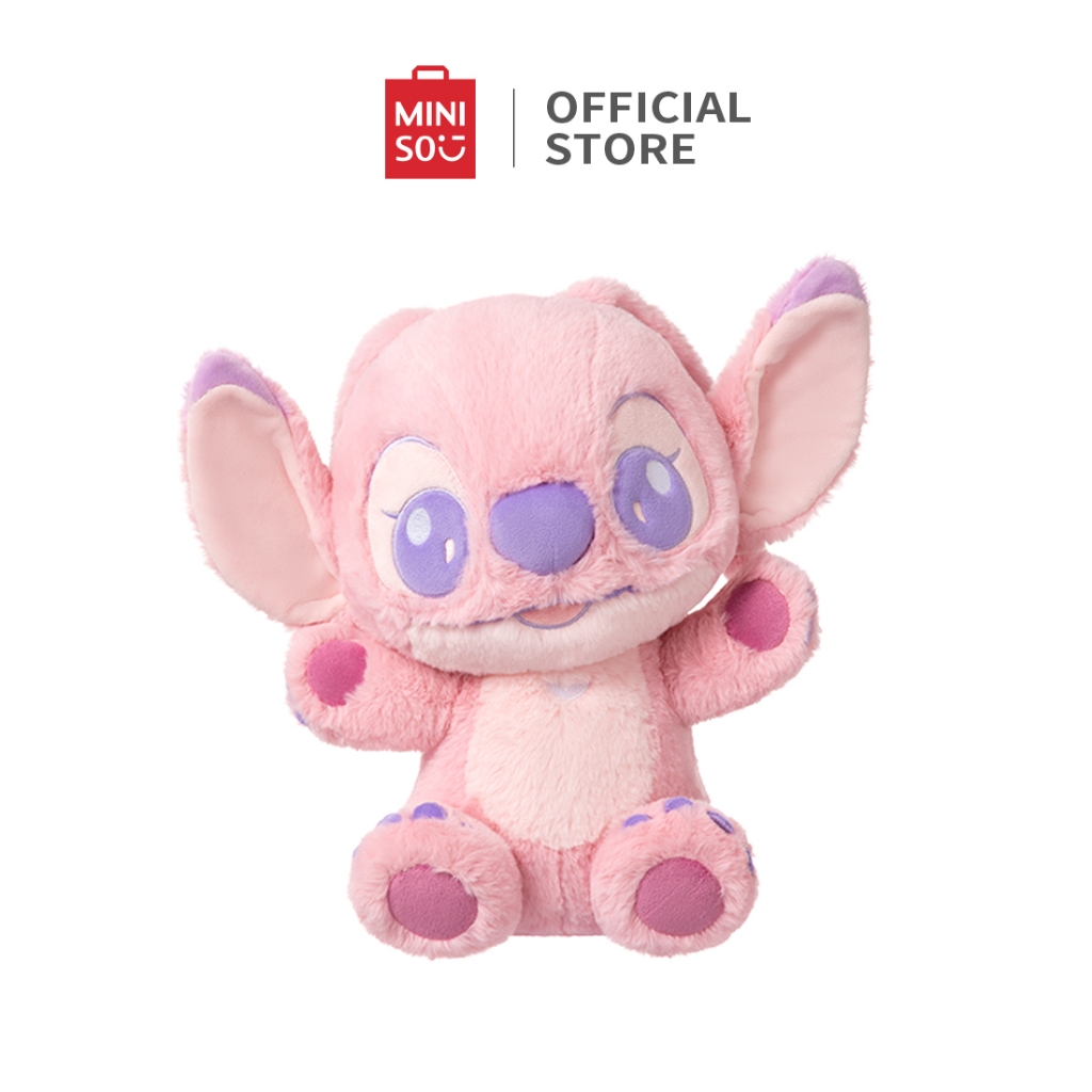 Jual MINISO Boneka Couple Disney Stitch Angel Mainan Mewah Boneka Lucu ...