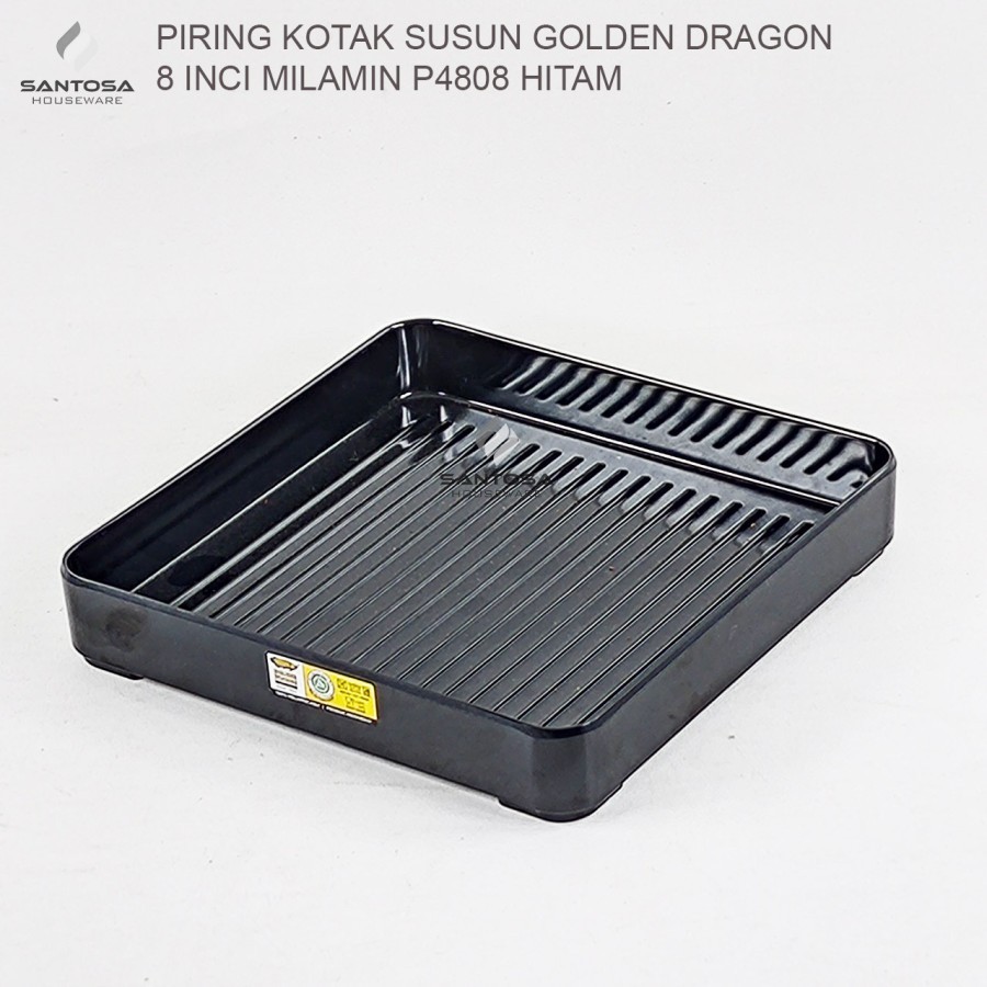 Jual Golden Dragon / Piring Kotak Shabu Tray / Piring Putih Melamine ...
