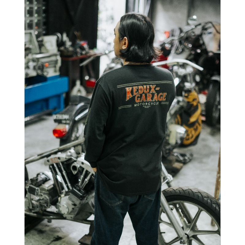 Jual KEDUX GARAGE - LOGO FONT V2 LONGSLEEVE | Shopee Indonesia