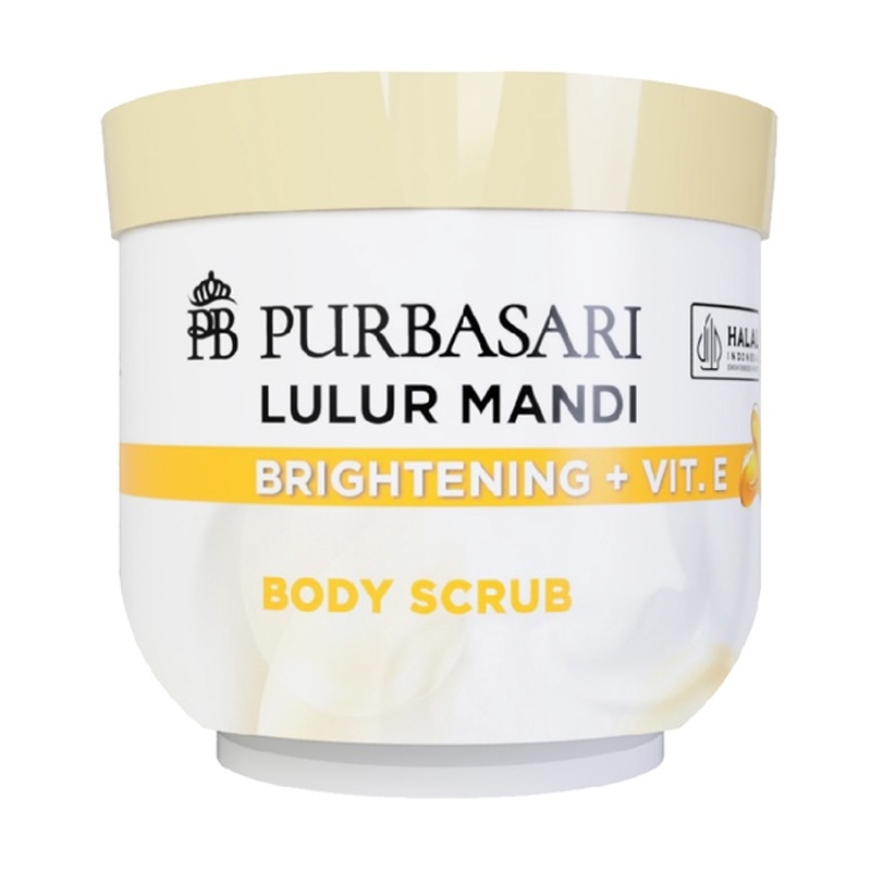 Jual PURBASARI LULUR MANDI BRIGHTENING + VIT E BODY SCRUB 200 GR ...