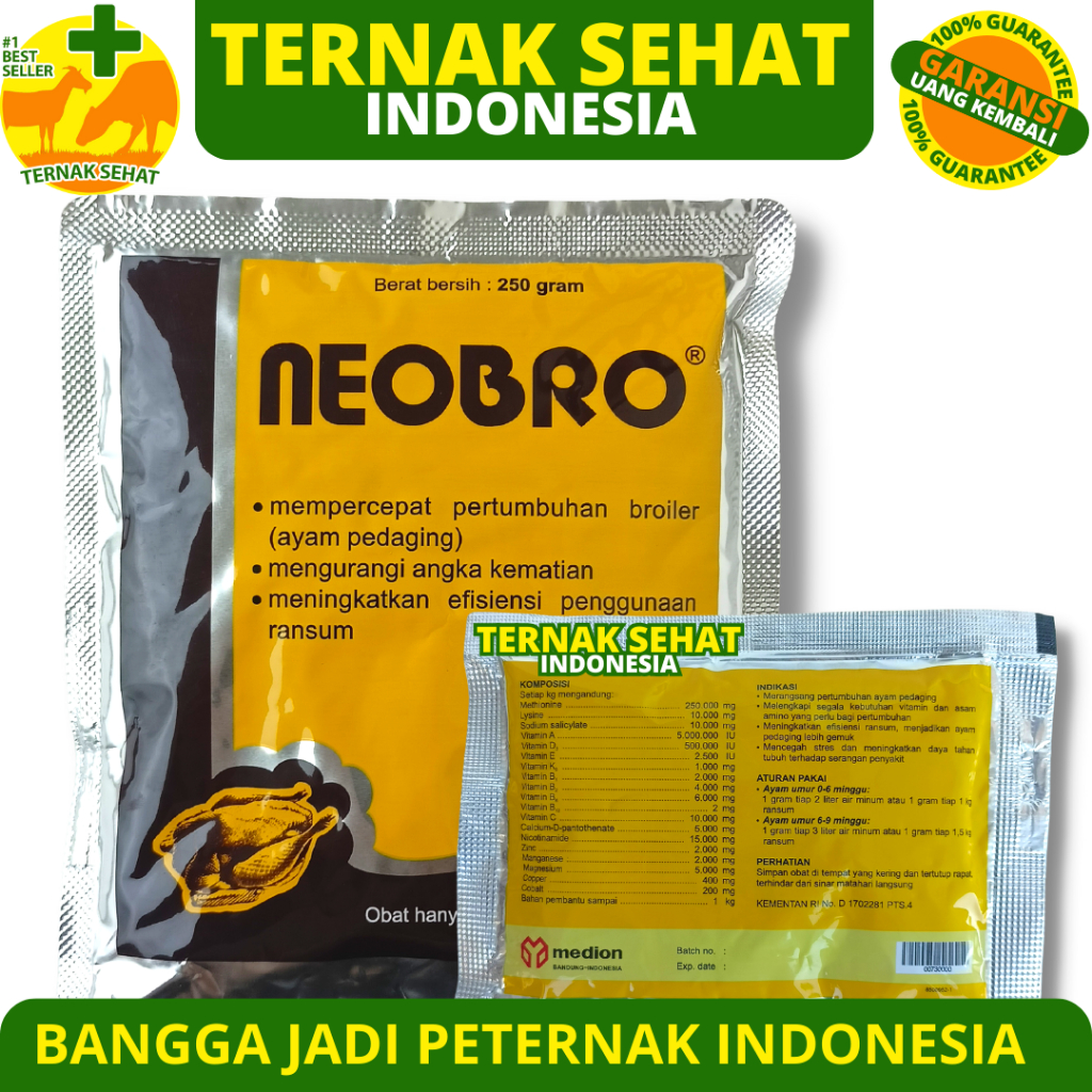 Jual NEOBRO 250 GRAM NEO BRO 100 GRAM MEDION - Vitamin Penambah Berat ...